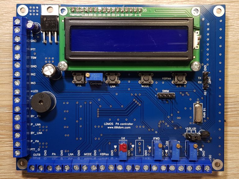 Amplifier Control Board, SSPA LDMOS MOSFET Controller, Single Band - 60dBm.com Online Store
