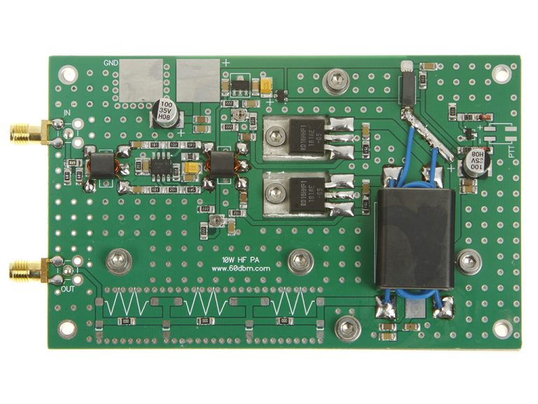 20W broadband HF/6M 1-55MHz RF power amplifier - 60dBm.com Online Store