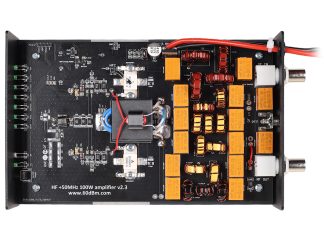 100 Watt HF/6m Power Amplifier for Yaesu FT-817, Icom IC-703/705, Elecraft KX3, automatic band ...